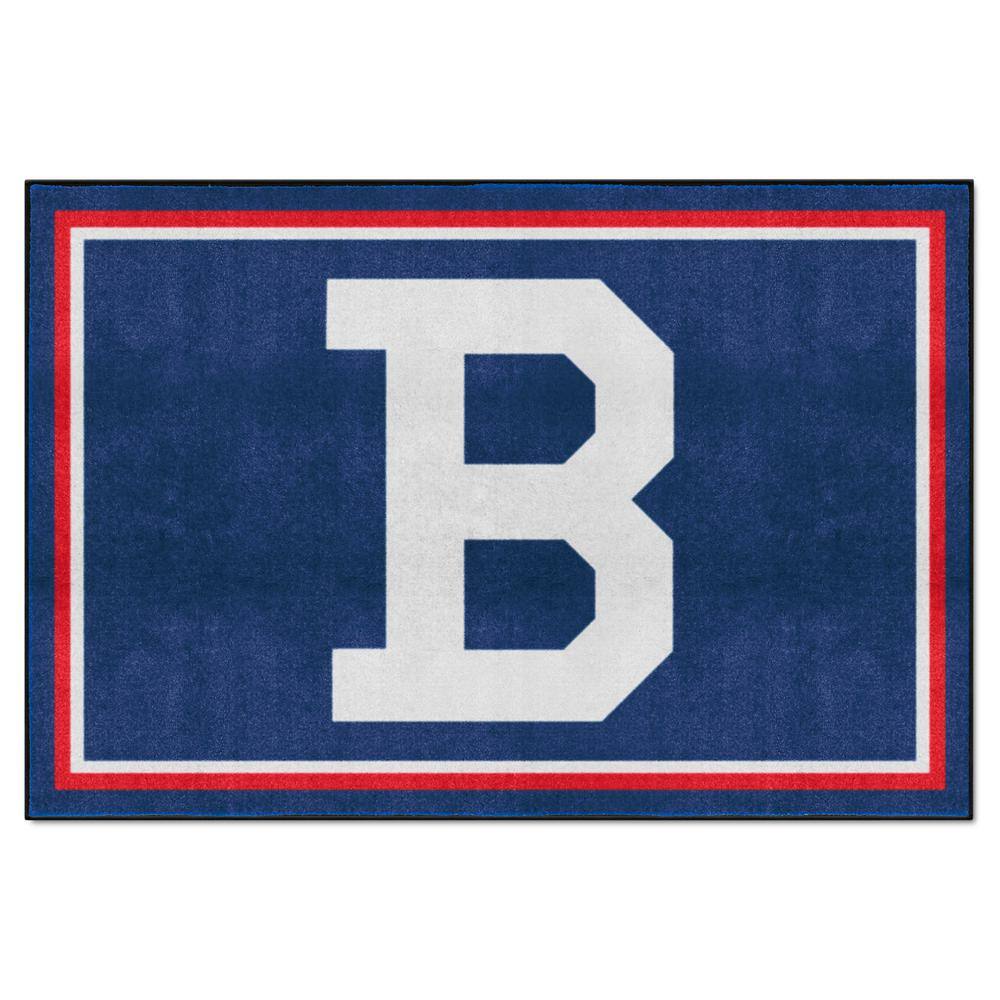 FANMATS Atlanta Braves 5ft. x 8 ft. Plush Area Rug 37147 - The Home Depot