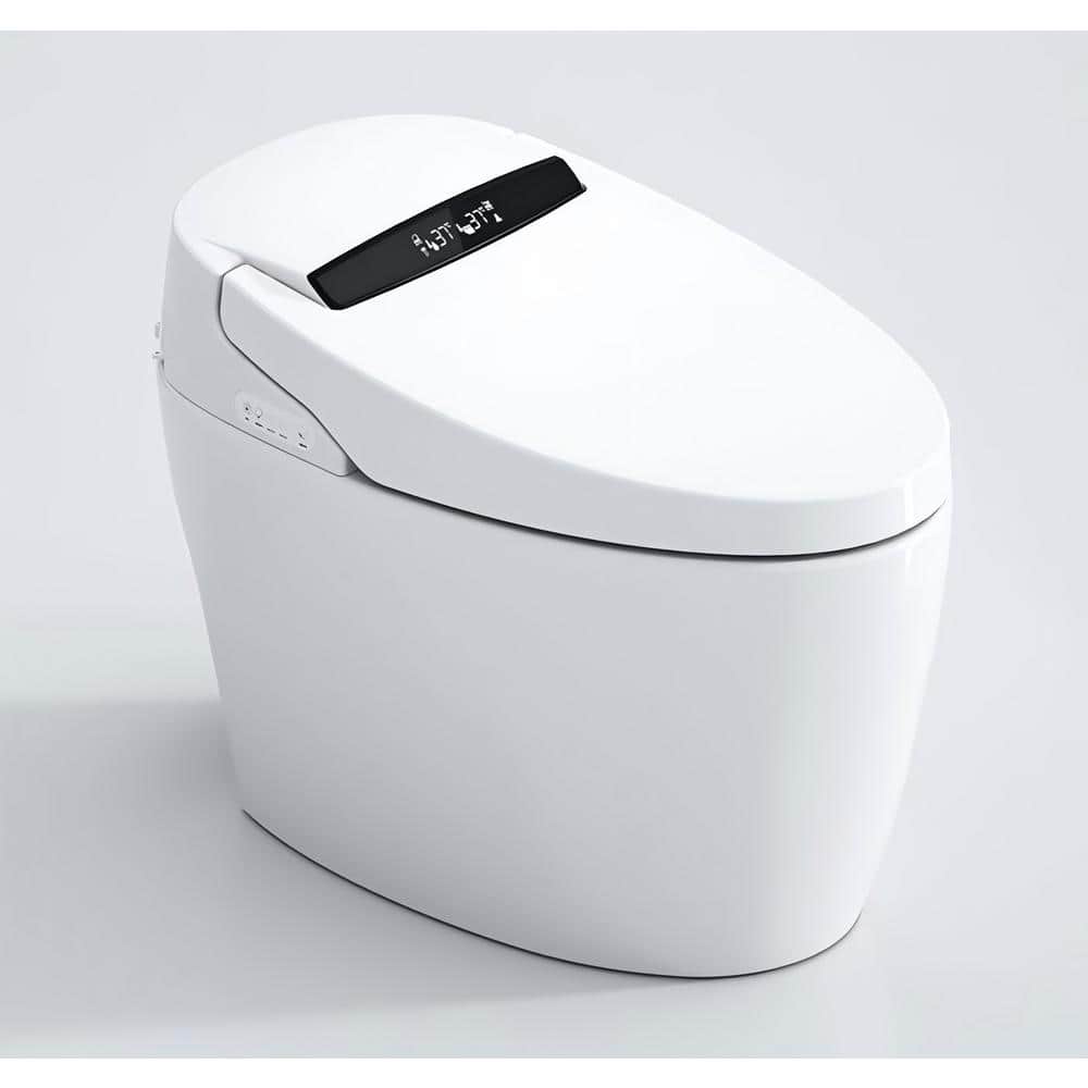 Dyiom Smart Toilet with bidet built in Auto Open/Close Lid Heated Seat ...