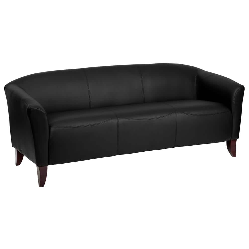 Flash Furniture Hercules Imperial 72.8 in. with Square Arms Faux ...