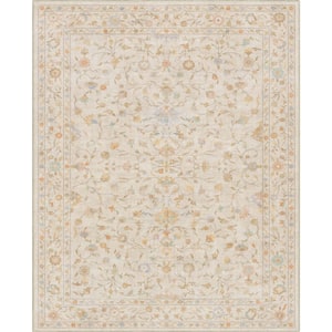 Well Woven Apollo Serapi Yazd Traditioal Floral, Blue 6 ft. in. x 9 ft ...