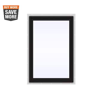 JELD-WEN 24 in. x 36 in. V-4500 Series Bronze FiniShield Vinyl Picture ...