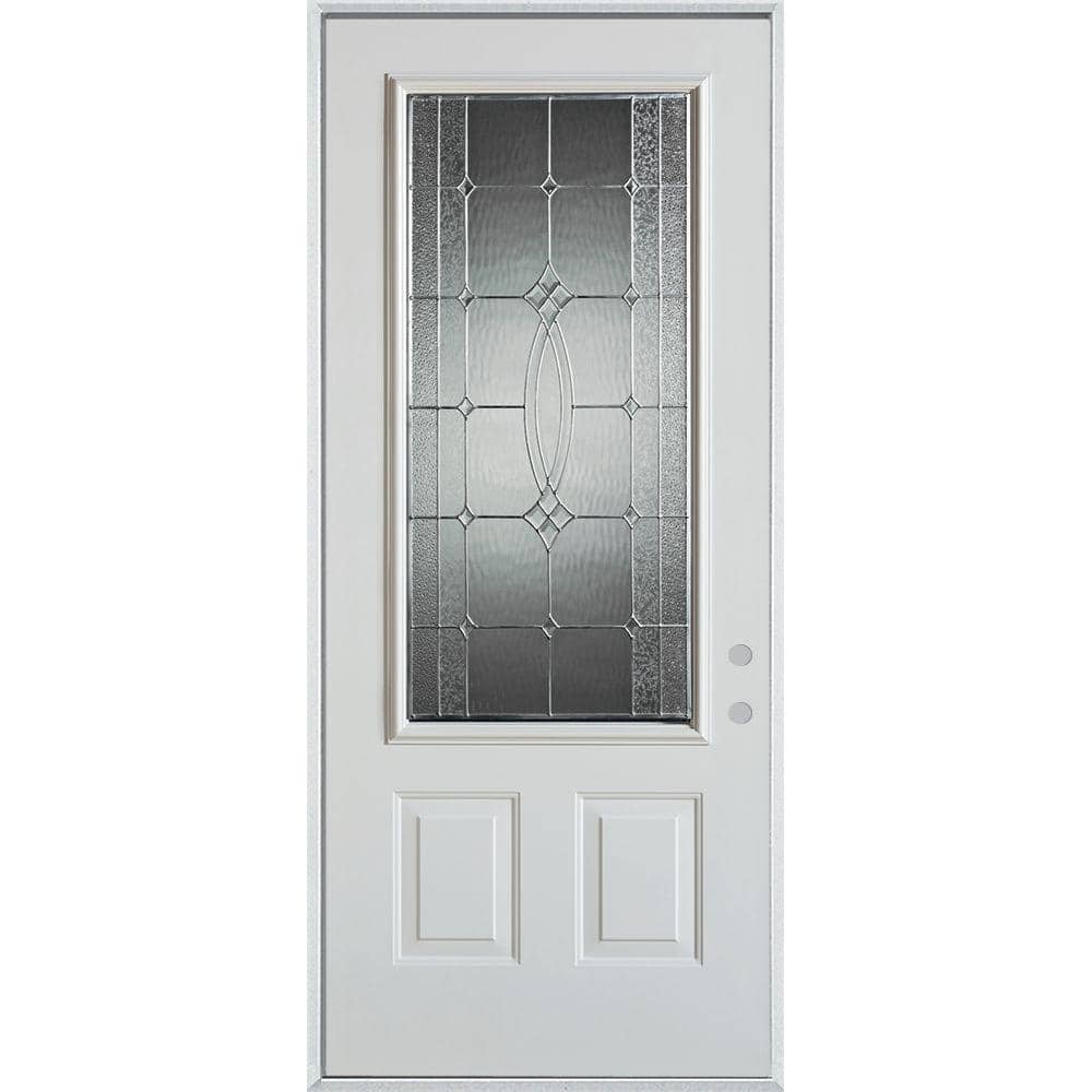 Have a question about Stanley Doors 32 in. x 80 in. Diamanti Zinc 3/4 ...