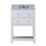 Water Creation Myra Collection 24 in. Bathroom Vanity in Pure White ...