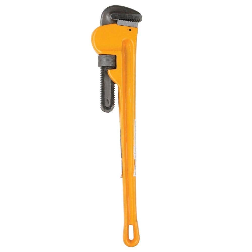 TradesPro 24 in. Heavy Duty Pipe Wrench 830924 - The Home Depot