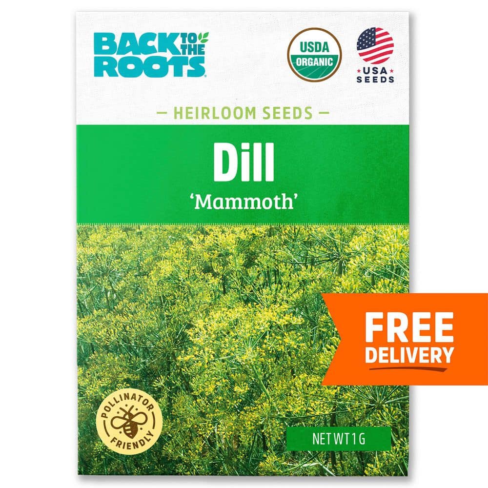 Back to the Roots Organic Mammoth Dill Seed (1-Pack) 46008 - The Home Depot