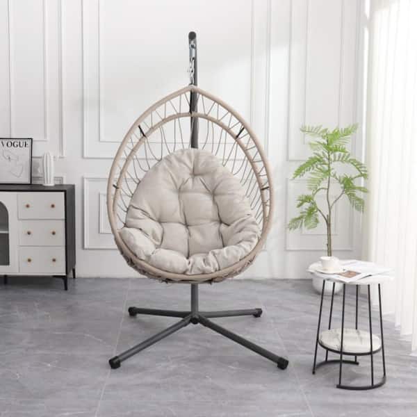 HOME FURNITURE HF INC One Person Light Gray HDPE Outdoor Lounge Chair ...