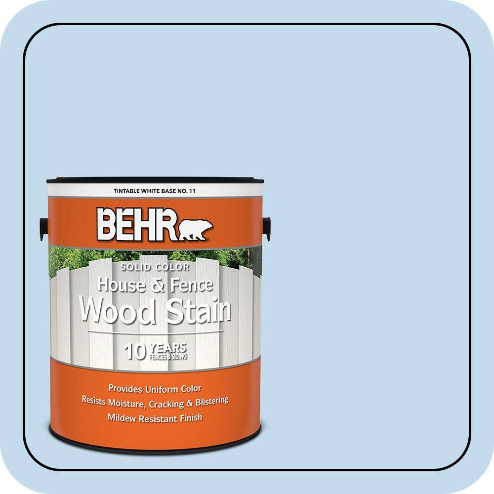 BEHR 1 gal. #560A-2 Morning Breeze Solid Color House and Fence Exterior ...