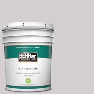 BEHR PREMIUM PLUS 1 qt. #N570-1 Opera Satin Enamel Low Odor Interior ...