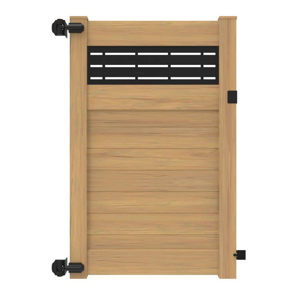 Barrette Outdoor Living 6 ft. x 4 ft. Horizontal Fence - Boardwalk DSP ...