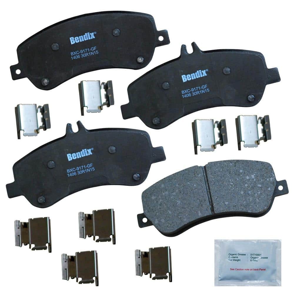 Bendix Premium Copper Free Disc Brake Pad Set CFC1406 - The Home Depot