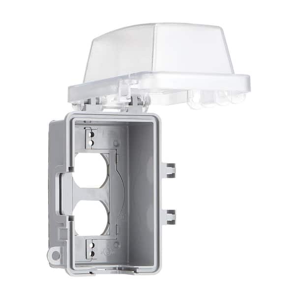Weatherproof Locking Cover Schneider Weather Proof Double Gang Socket