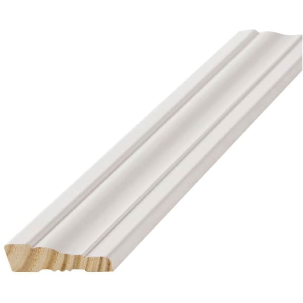 WM 351 11/16 in. x 2-1/2 in. x 168 in. Primed Wood Finger-Jointed ...