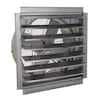 Maxx Air 24 in. Silver Heavy-Duty Electric Industrial Mounted Wall ...