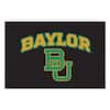 FANMATS NCAA Baylor University Black 19 in. x 30 in. Indoor Starter Mat ...