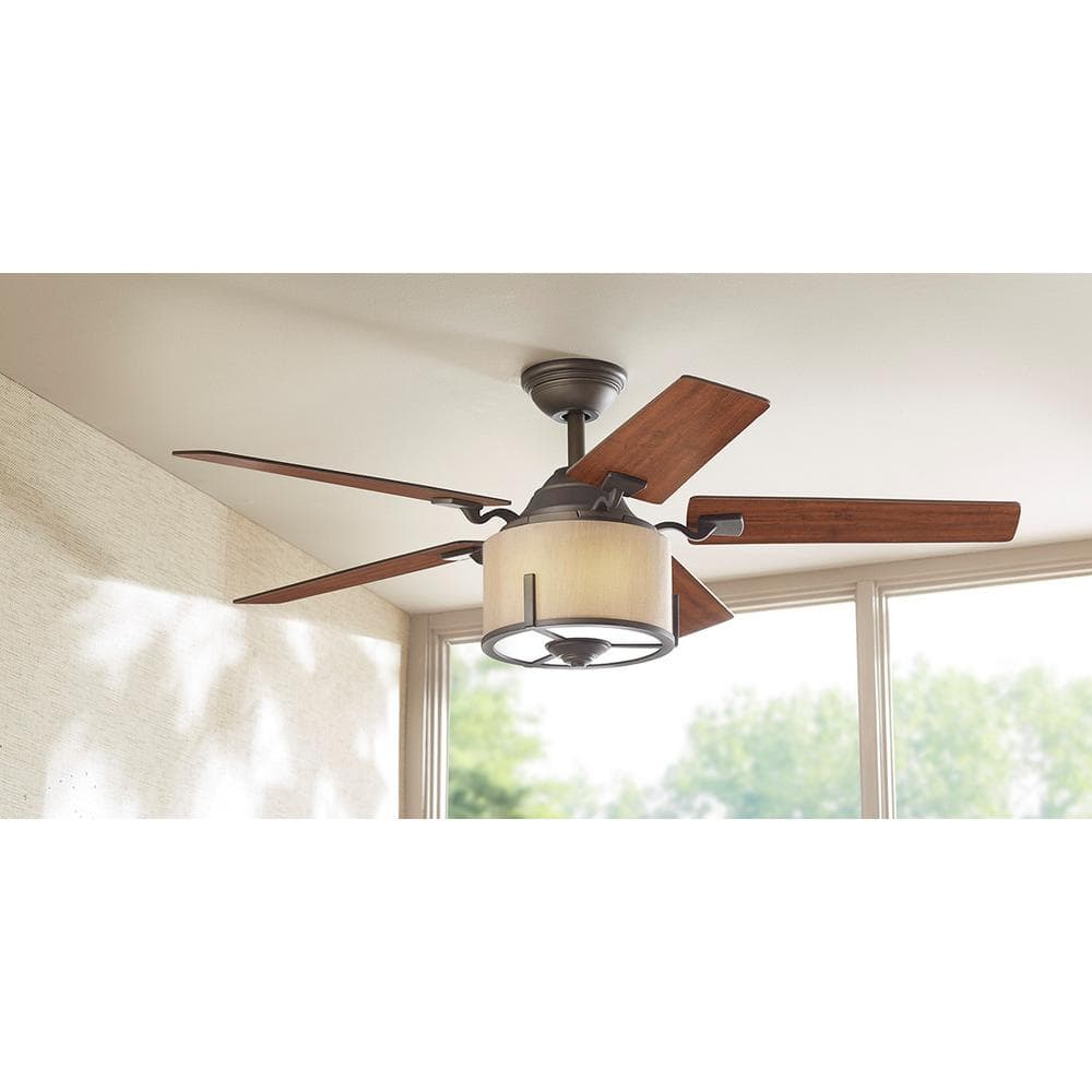 Home Decorators Collection Freyton 52 in. LED Oil Rubbed Bronze Indoor ...
