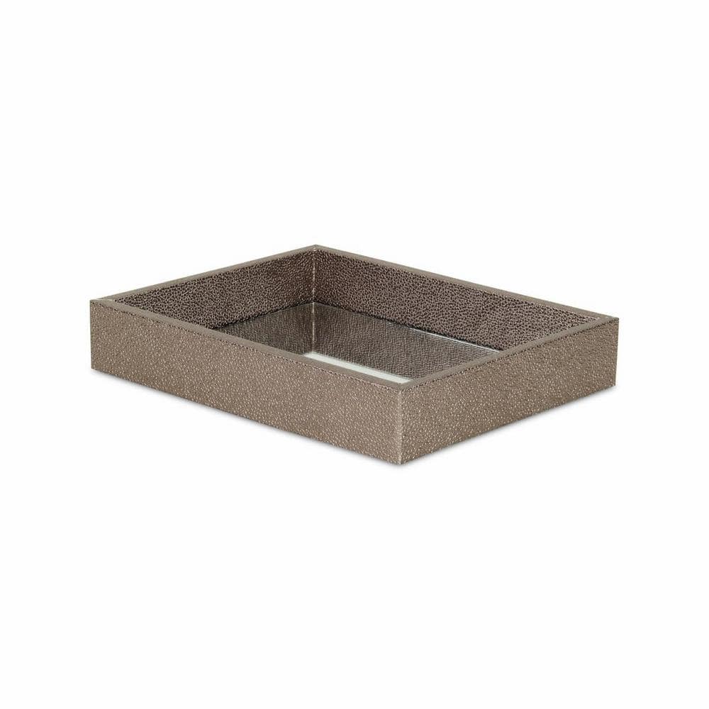 HomeRoots Gray Rectangle Wood 10.25 in. Decorative Tray 2000483298 ...