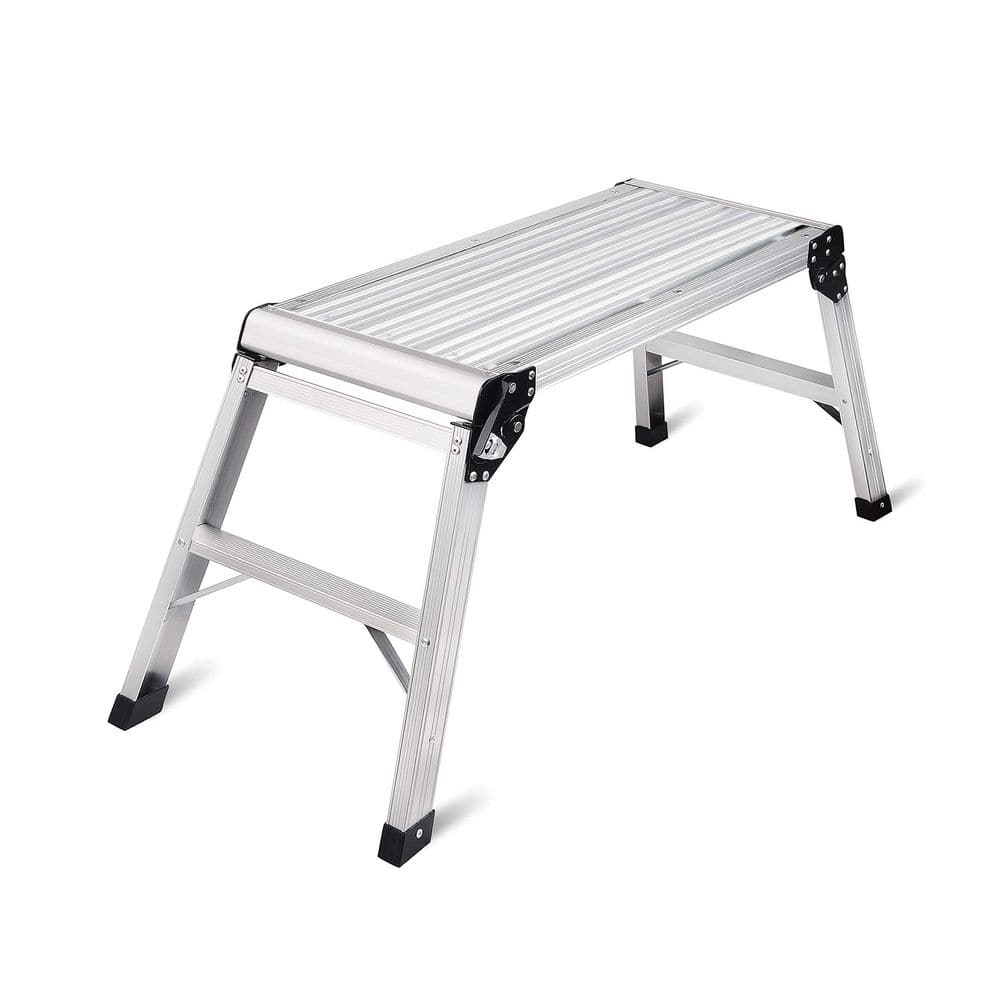 Laybus 30 in. x 12 in. x 20 in. Aluminum Work Platform, 330 lb. Load ...