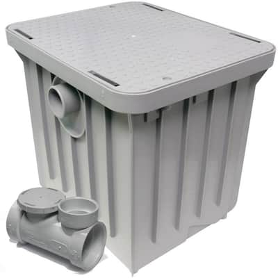 CANPLAS Endura Grease Interceptor 25 GPM 27.75 in. L Low Profile Grease ...