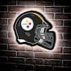 Evergreen Pittsburgh Steelers Helmet 19 in. x 15 in. Plug-in LED ...