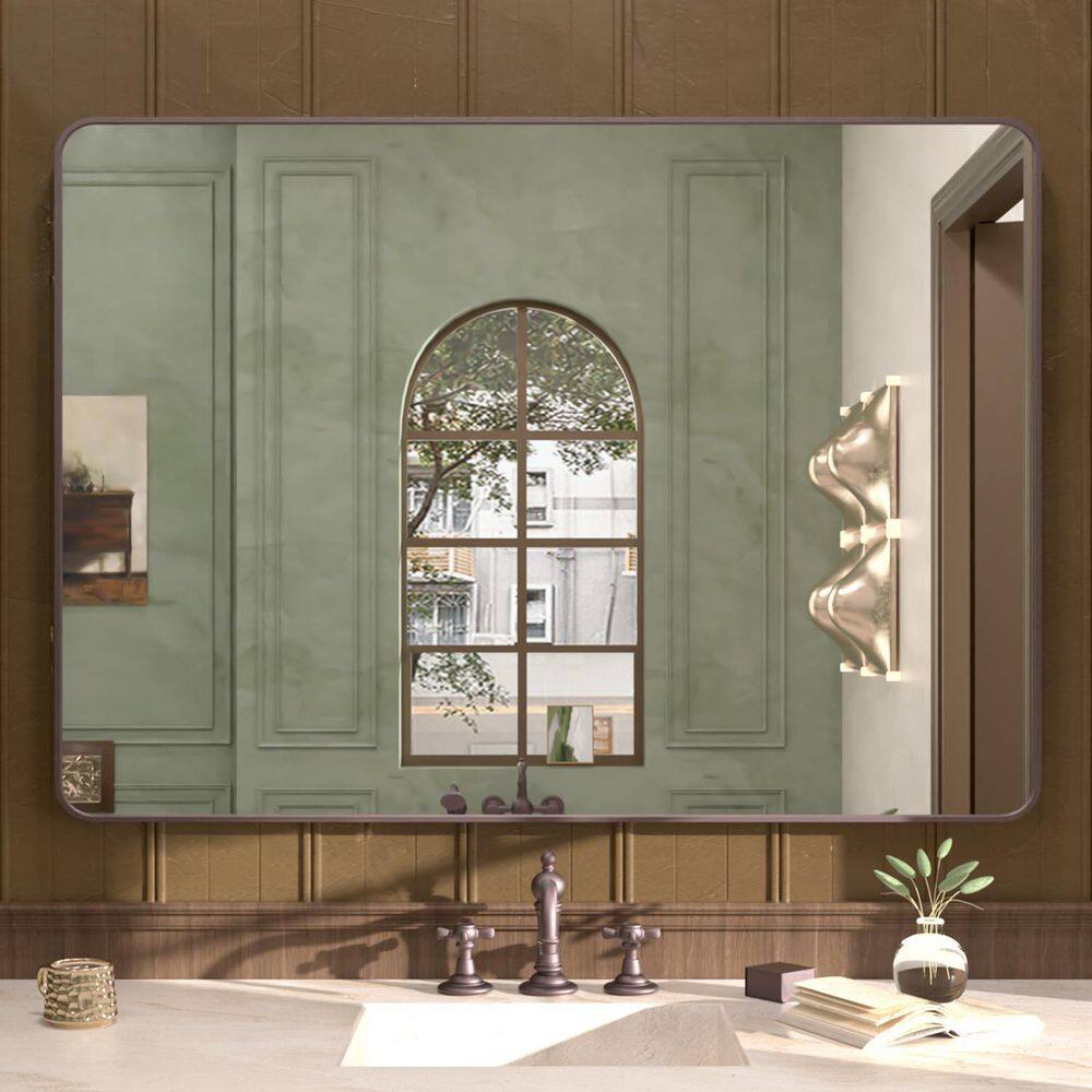 Hermitage Bath Cosy 48 in. W x 36 in. H Rectangular Framed Wall ...