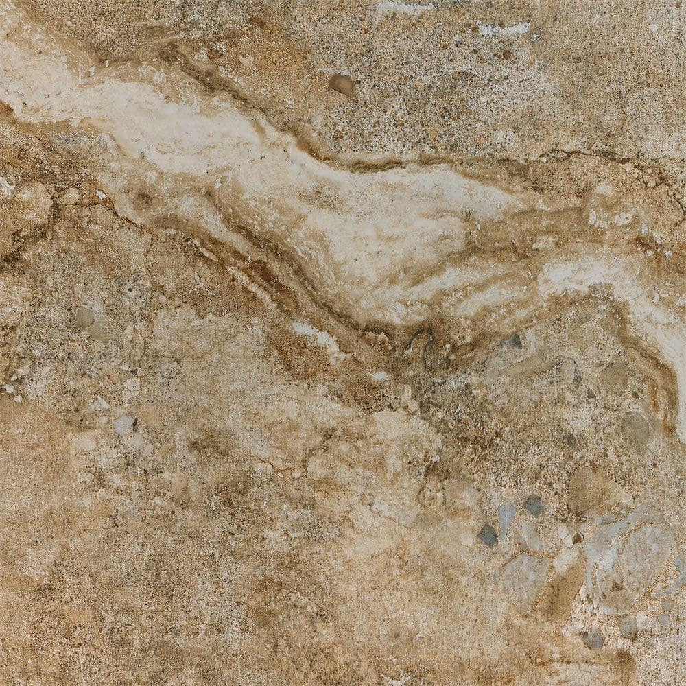 Florida Tile Home Collection Venetia Noce 18 in. x 18 in. Glazed ...