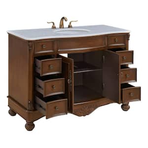 Timeless Home 48 in. W x 22 in. D x 36 in. H Single Bathroom Vanity in ...