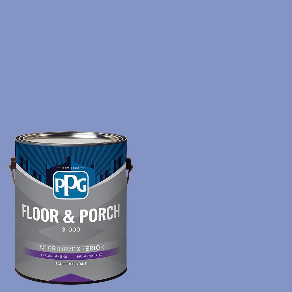 Reviews for PPG 1 gal. PPG1245-5 Blue Hyacinth Satin Interior/Exterior ...