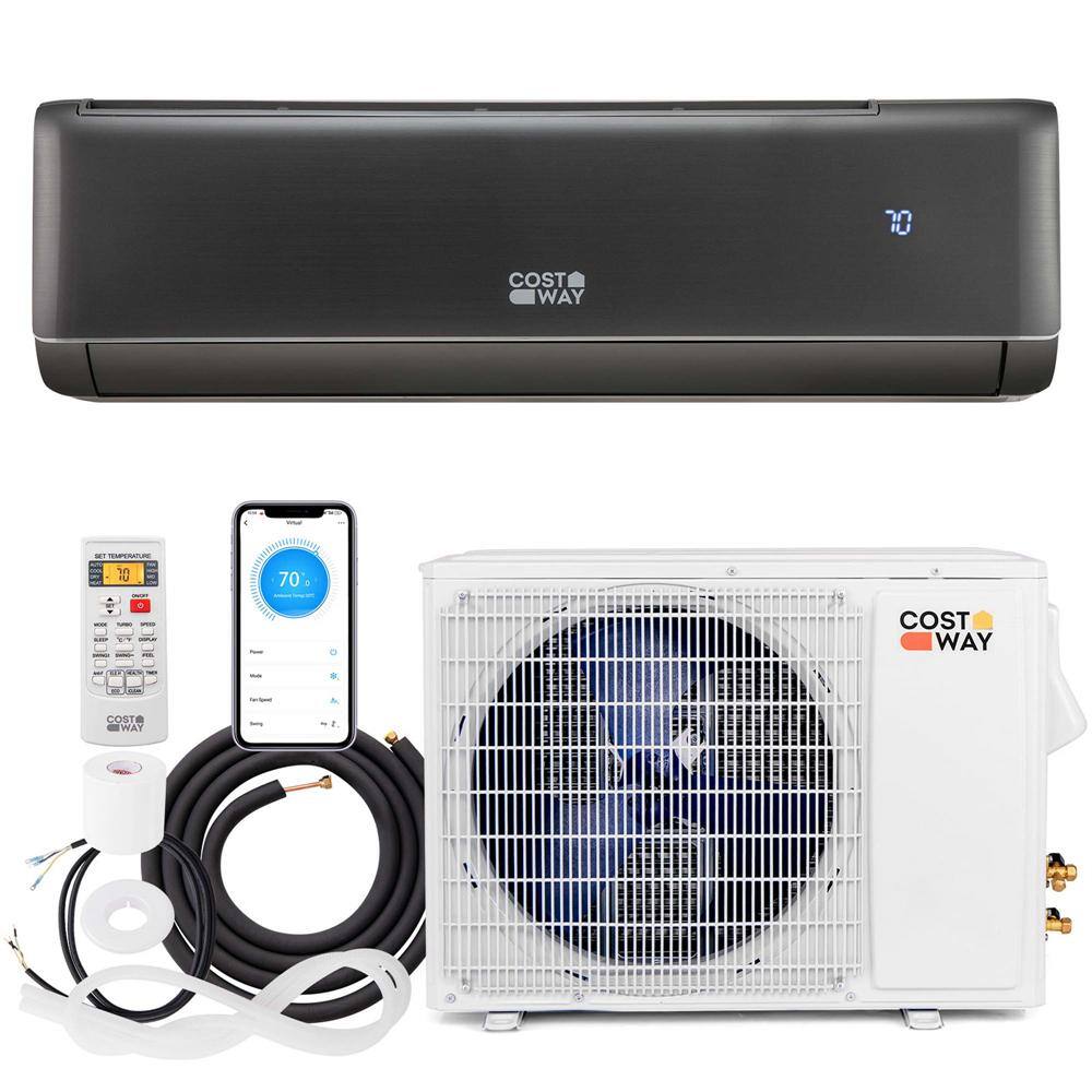 Costway 24000 BTU 2-Ton Ductless Mini Split Air Conditioner with Heat ...