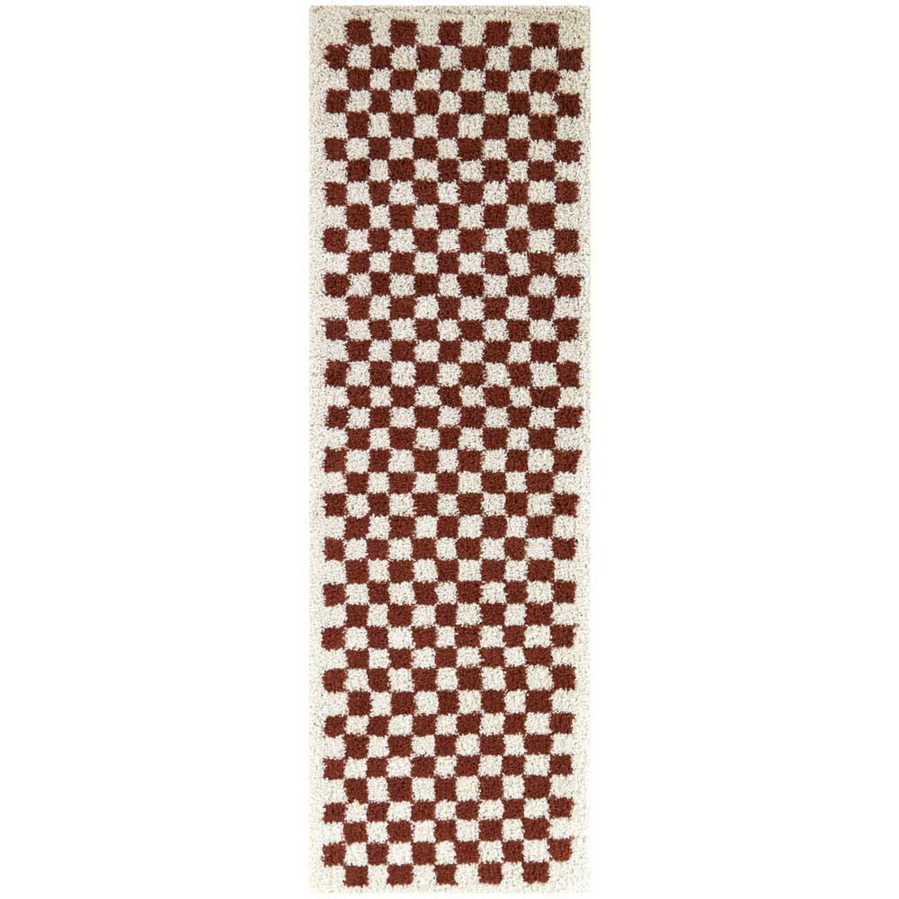 BALTA Covey Burnt Orange 2 ft. x 7 ft. Geometric Runner Rug 3122020 ...
