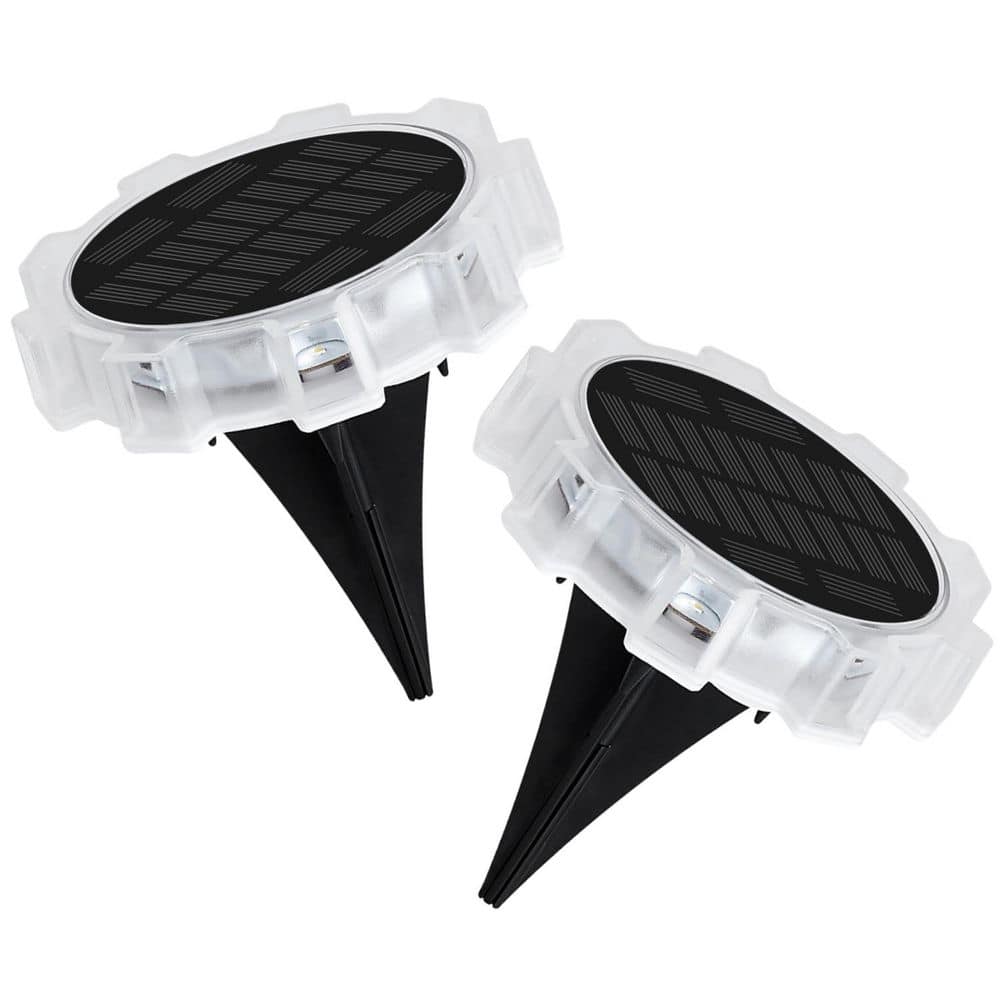 KOAOEIRS 10-Lumens Multi-color Change Outdoor White Integrated LED ...