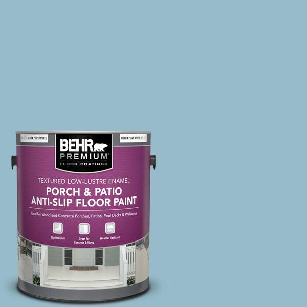BEHR PREMIUM 1 gal. #S480-3 Sydney Harbour Textured Low-Lustre Enamel ...
