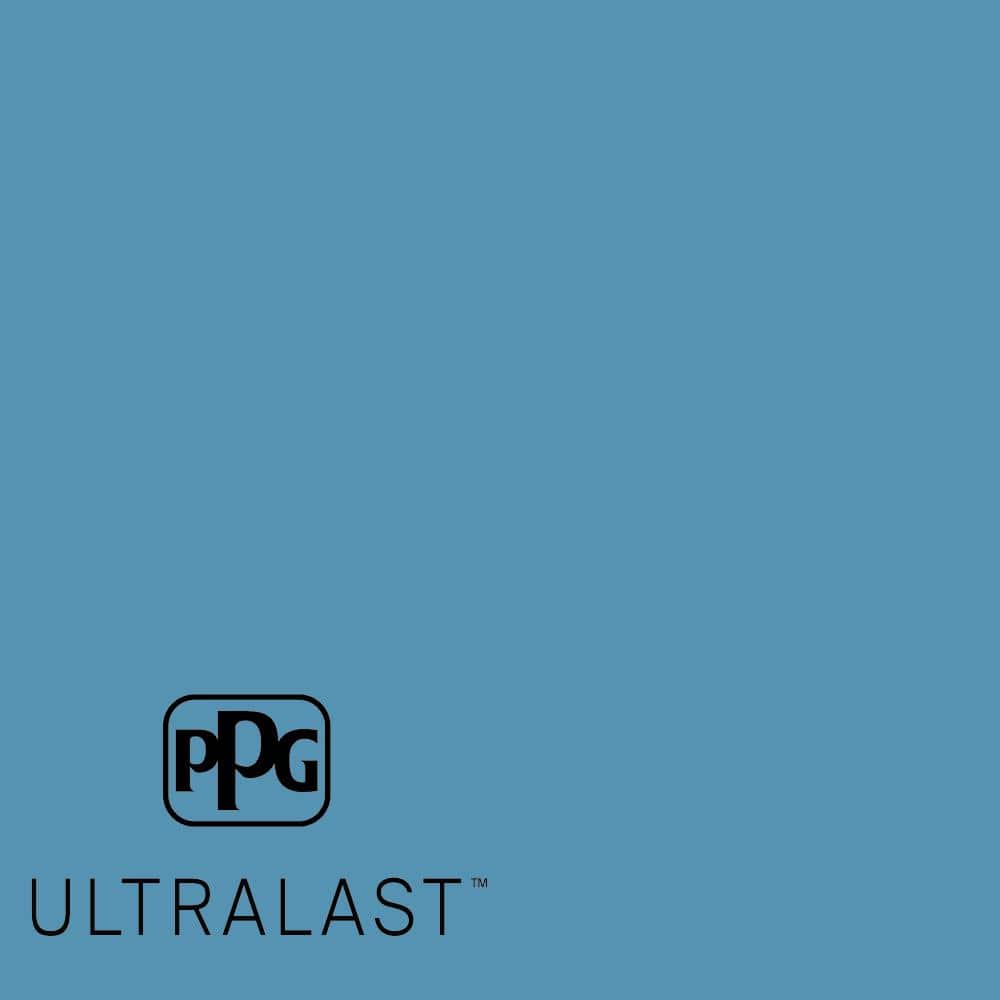 PPG UltraLast 5 gal. #PPG1157-5 Vanity Semi-Gloss Interior Paint and ...
