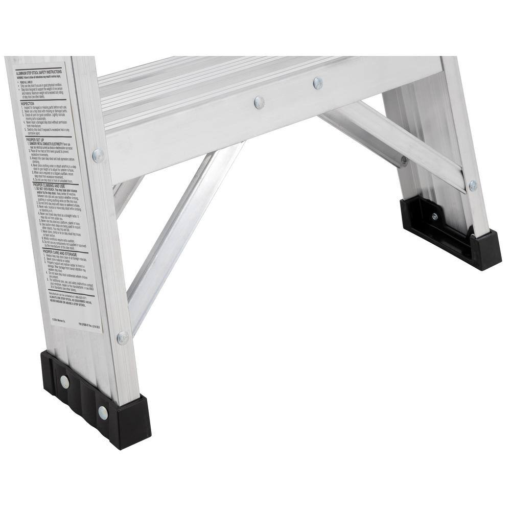 Buy 2 ft. Aluminum Step Ladder (8 ft. Reach Height) with 300 lbs. Load ...