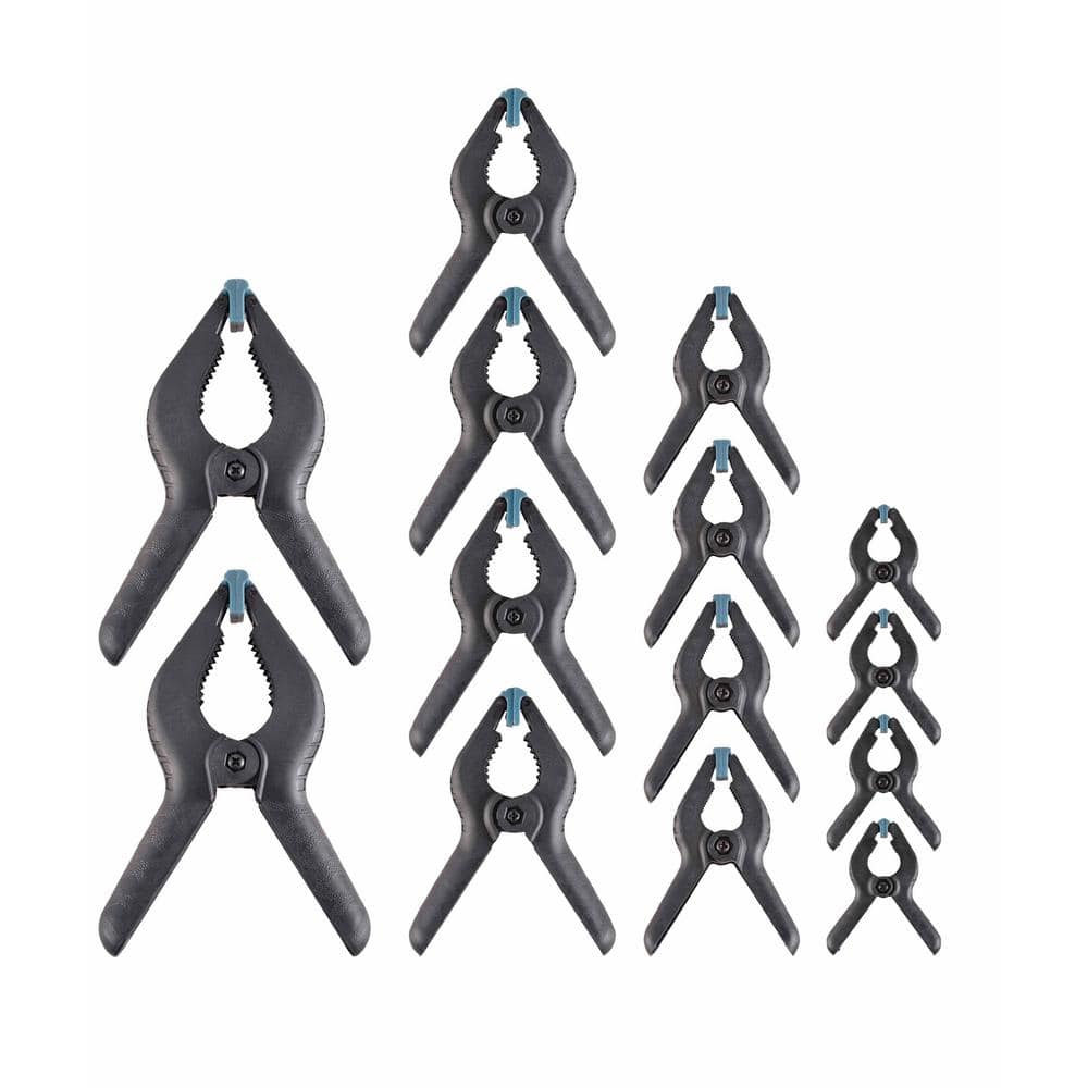 Anvil Nylon Spring Clamp Set (14-Piece) TGS00017Q - The Home Depot