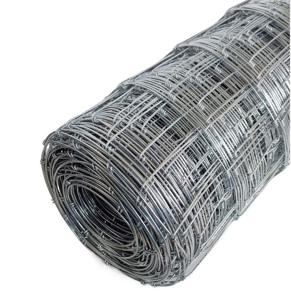 WRIGHTMASTER 48 in. x 164 ft. 13-Gauge Heavy Zinc Coating Mesh for Deer ...