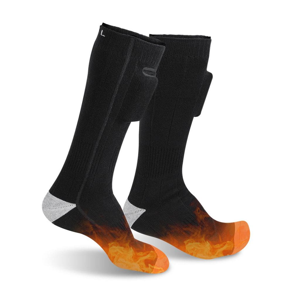 HOM Heated Socks with Rechargeable Electric Battery for Men and Women ...