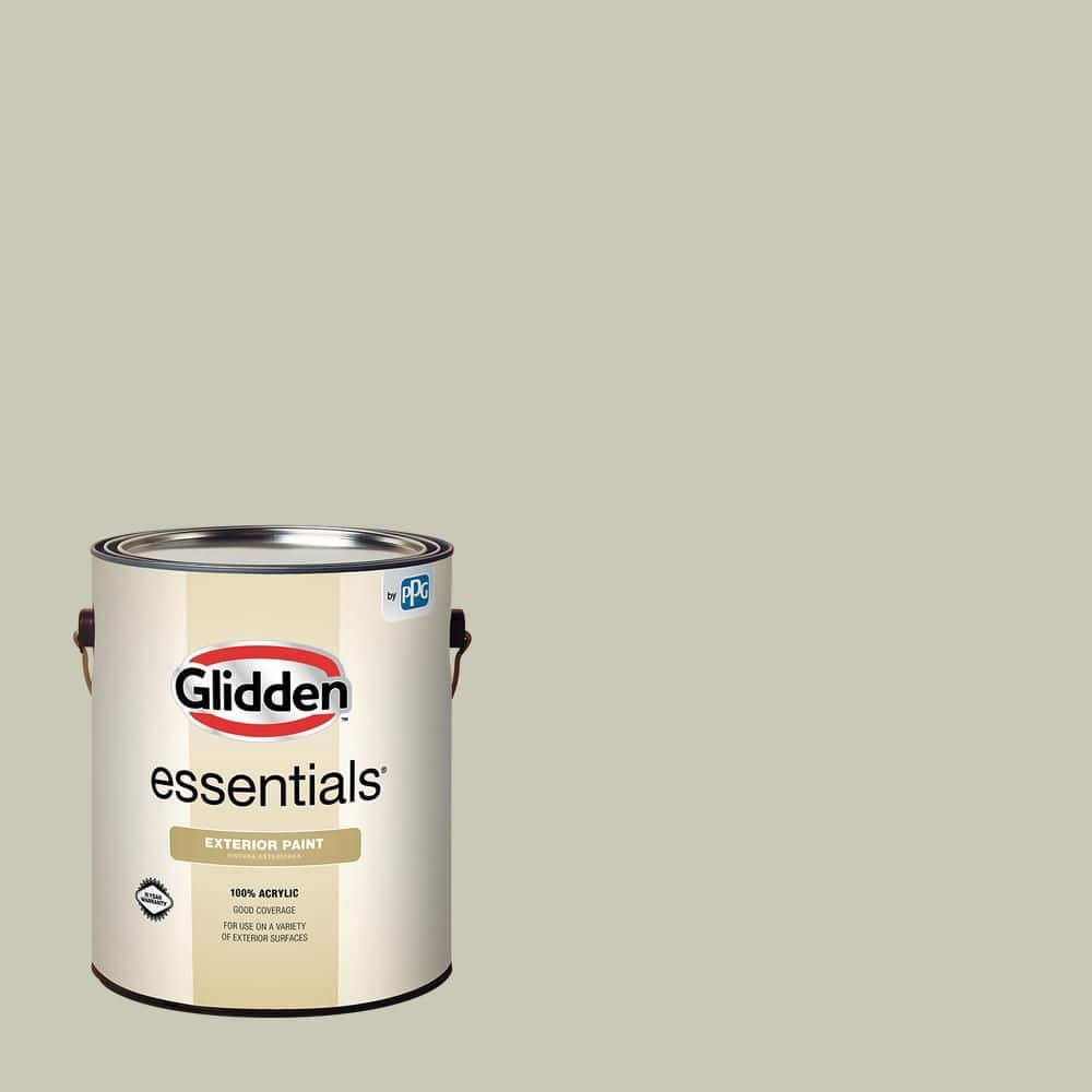 Glidden Essentials 1 gal. PPG1029-3 French Gray Linen Semi-Gloss ...