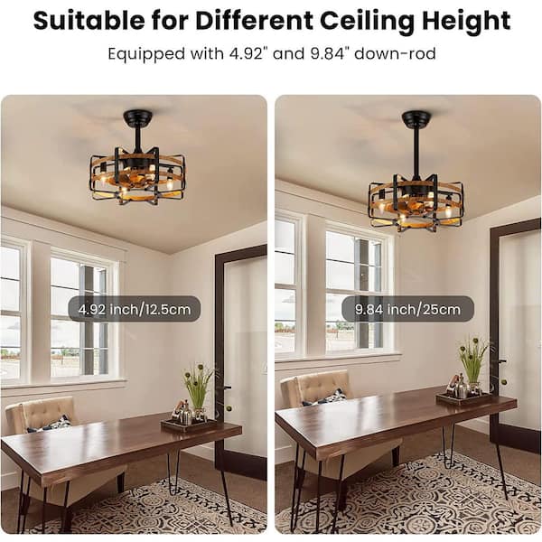 Kitchen Light Fixture Farmhouse Flush Mount Ceiling Light – 4-Light ...