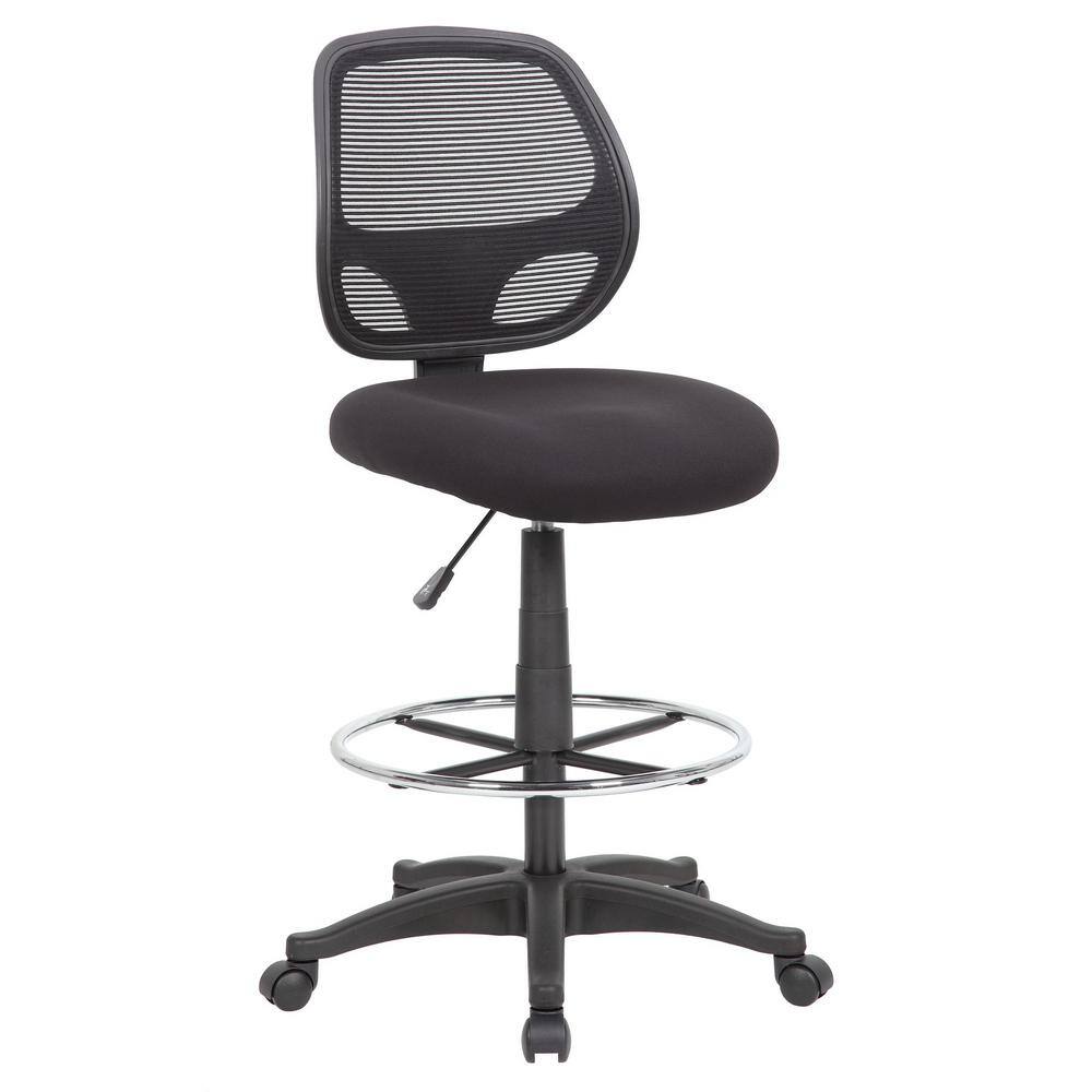 BOSS Office Products BOSS Mesh Fabric, Adjustable Height Ergonomic ...