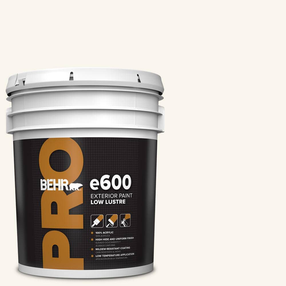BEHR PRO 5 gal. #ECC-38-2 Icy Tundra Low Luster Exterior Paint PR62005 ...