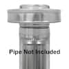 Active Ventilation 4 in. Dia. Aluminum Vent Pipe Cap in Mill Finish VPC ...