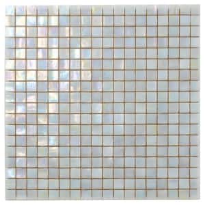 Apollo Tile Skosh 4 in. x 6 in. Glossy Ecru Beige Glass Mosaic Uniform ...