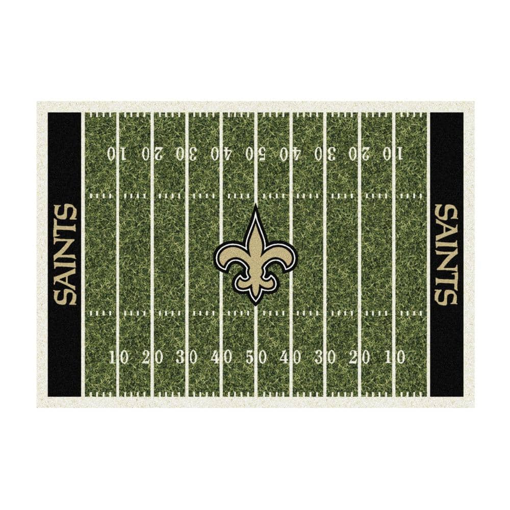 IMPERIAL New Orleans Saints 4 ft. by 6 ft. Homefield Area Rug IMP 520 ...