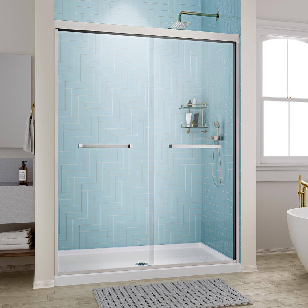 Streamline Tesino 60 in. W x 74 in. H Sliding Shower Door,CrystalTech ...