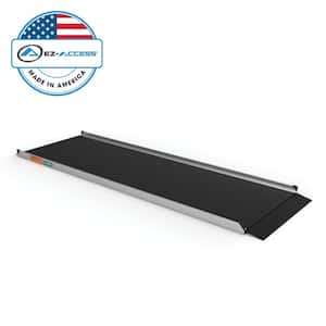 EZ-ACCESS GATEWAY 3G 3 ft. Aluminum Solid Surface Black Wheelchair Ramp ...