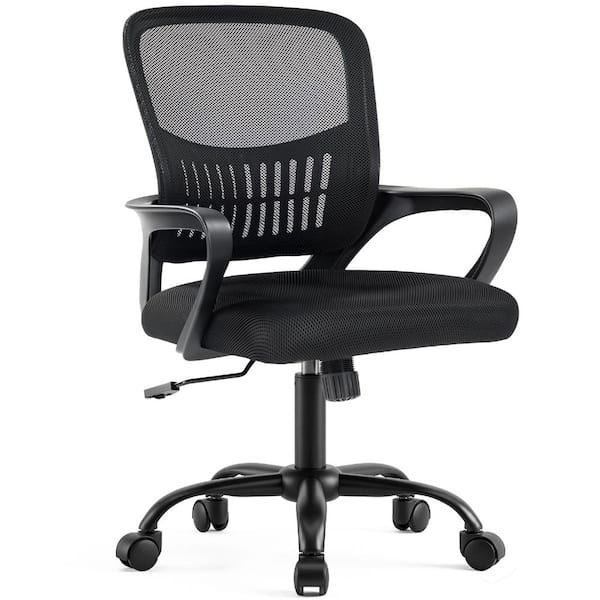 WONDER COMFORT Ergonomic Mid-Back Mesh Rocking Mode Home Office ...