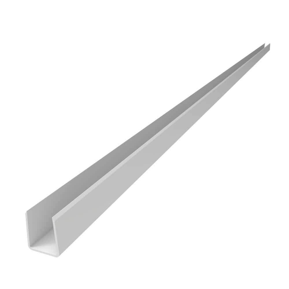 Barrette Outdoor Living 1.02 in. x 1.379 in. x 59.5 in. White Vinyl ...