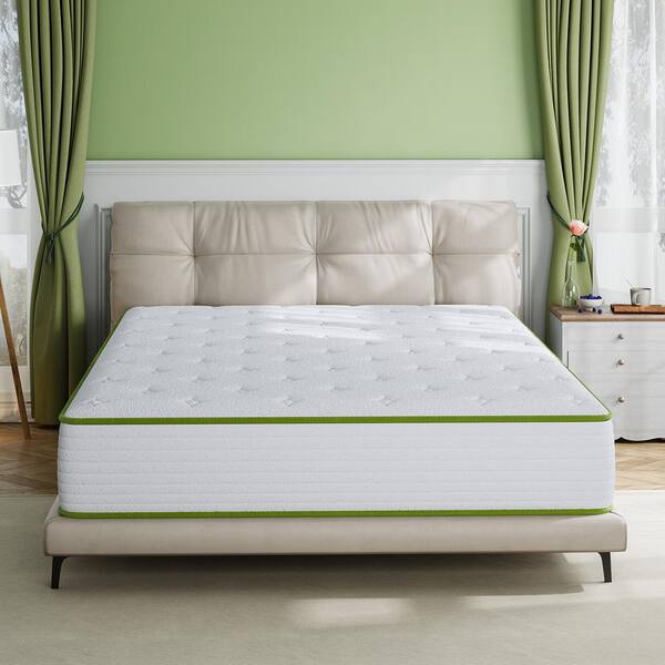 Babo Care King Size Medium Comfort Level Hybrid Memory Foam 12 in. Bed ...