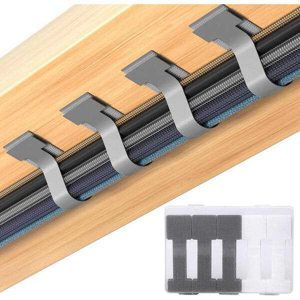 Adjustable Wire Organizers 50-Pack Heavy Duty Hook & Loop Cable Ties ...