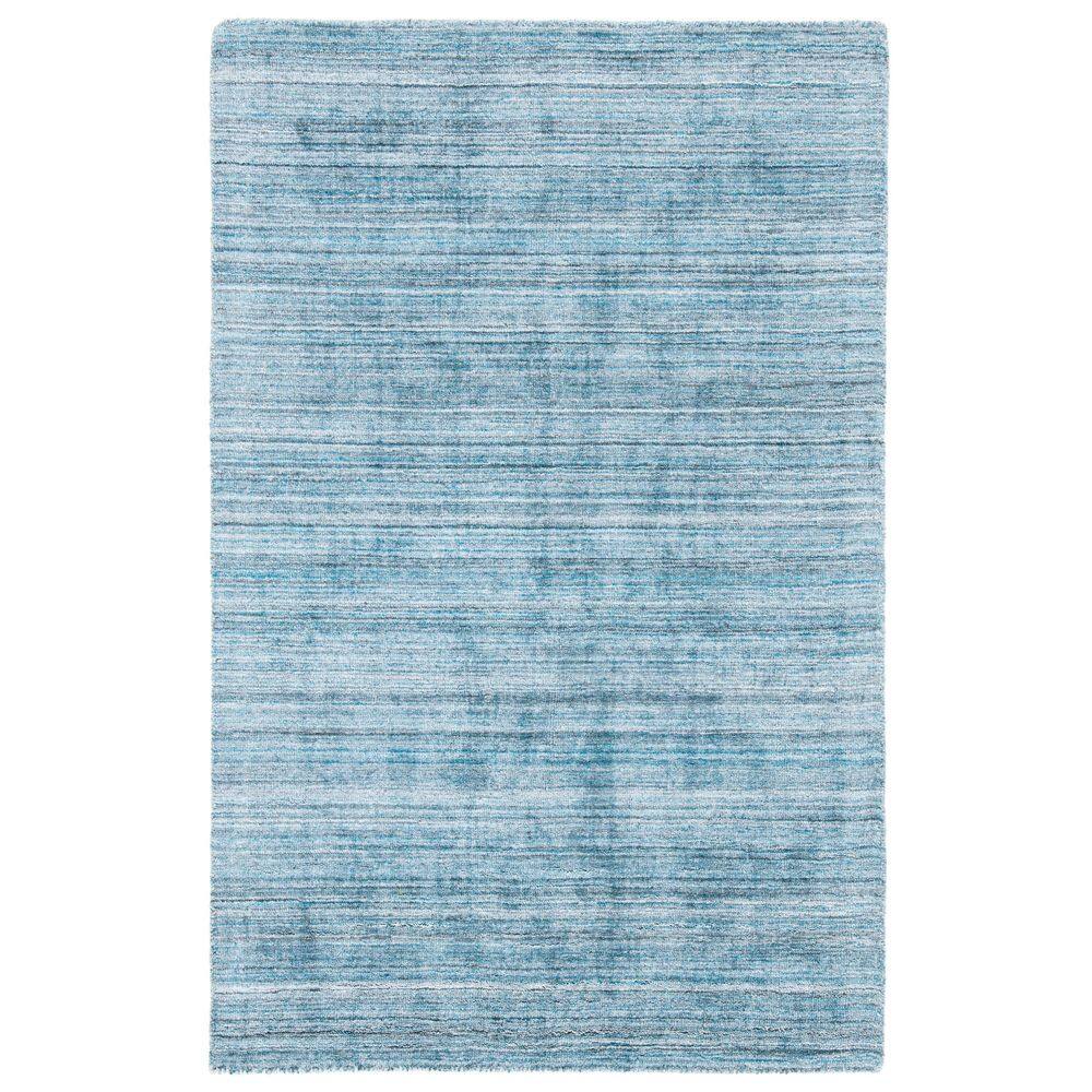 SAFAVIEH Mirage 3 ft. x 5 ft. Teal/Blue Distressed Striped Solid Color ...